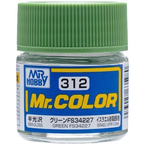 Mr. Color 312 - Green FS34227 (Semi-Gloss/Aircraft) (C312) - Canada Gundam