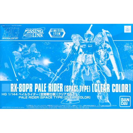 HG UC RX-80PR Pale Rider (Space Type) (Clear Color) - Canada Gundam